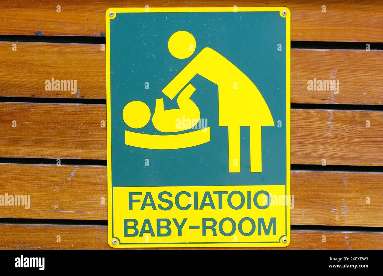 Sign baby care room hi-res stock photography and images - Alamy
