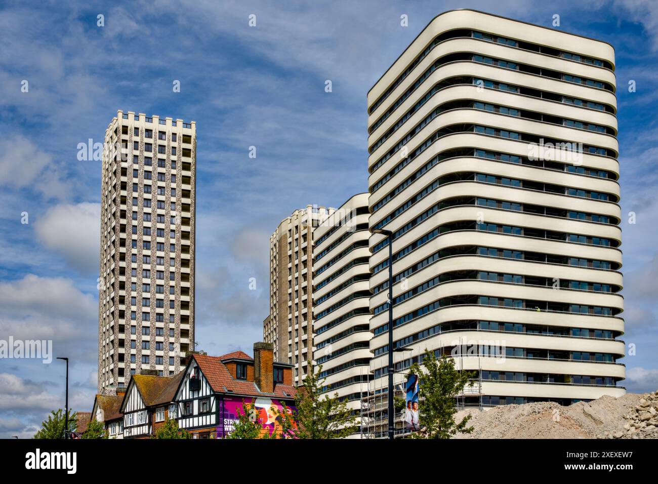 Uncle Wembley Apartment Blocks, High Road, Wembley, Borough of Brent ...