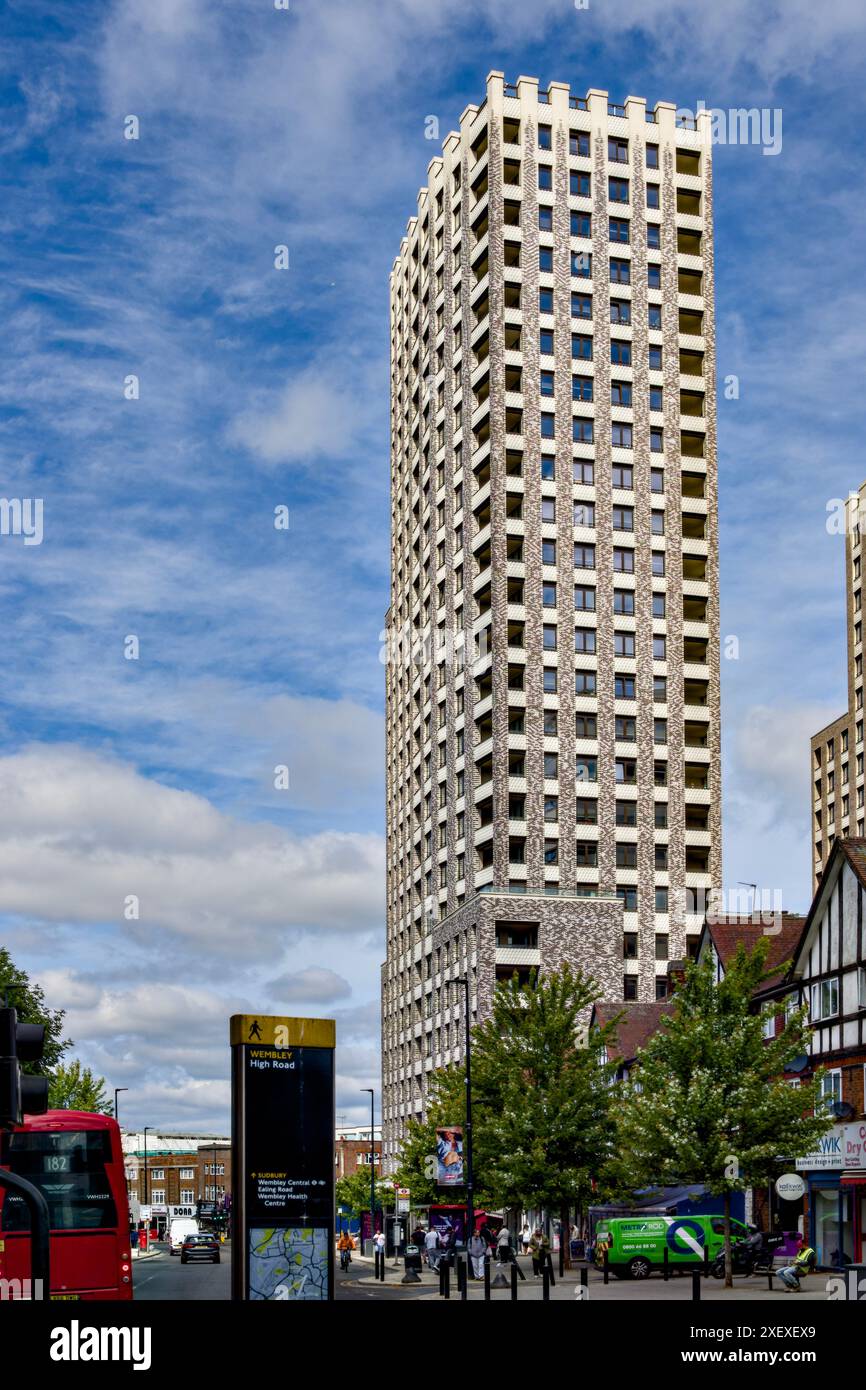 Uncle Wembley Apartment Blocks, High Road, Wembley, Borough of Brent ...