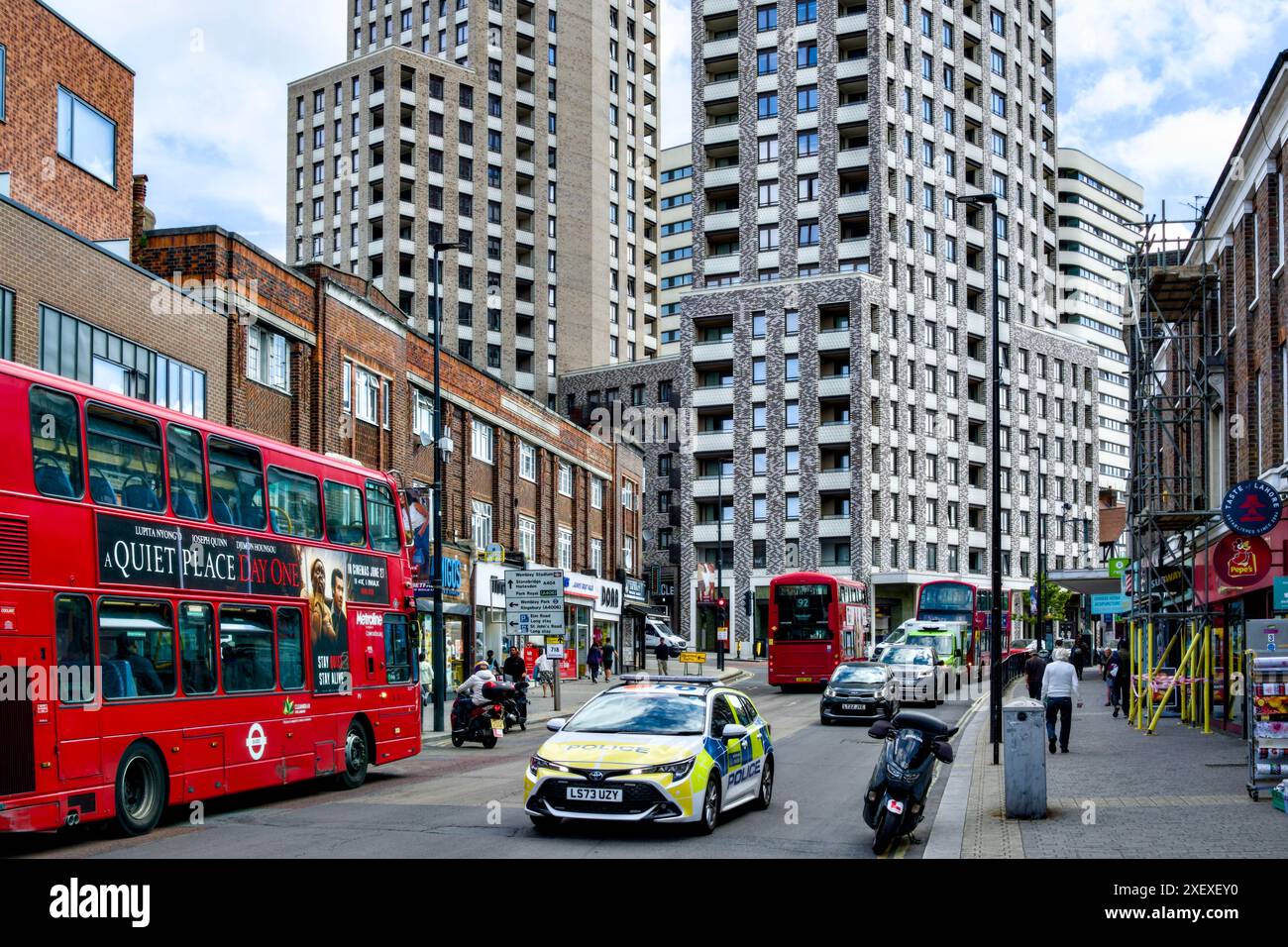 Uncle Wembley Apartment Blocks, High Road, Wembley, Borough of Brent ...