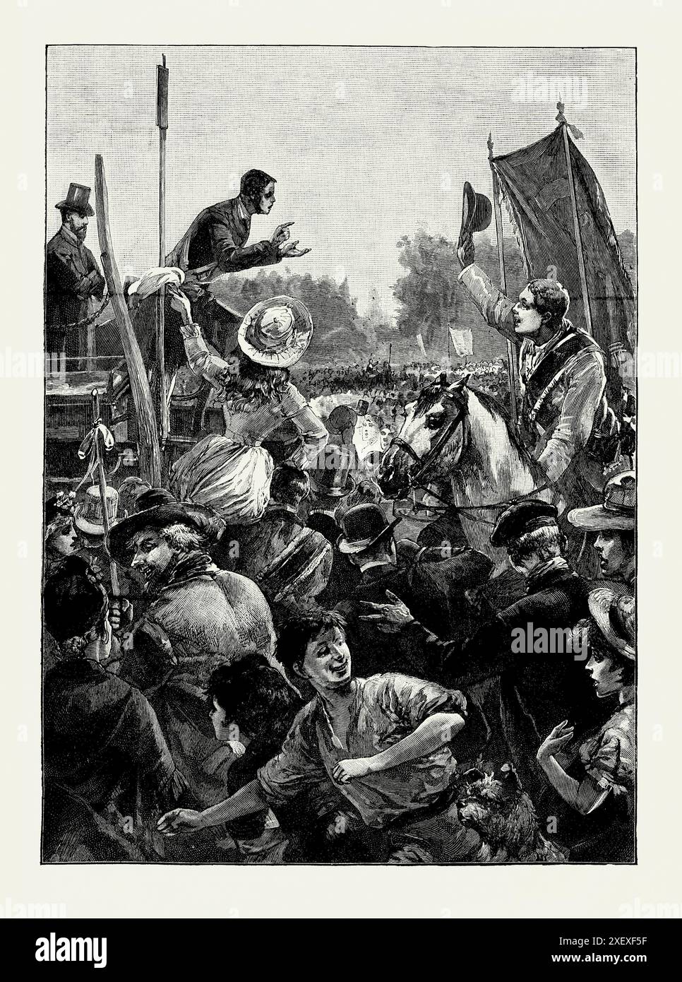 Political rally 1884 hi-res stock photography and images - Alamy