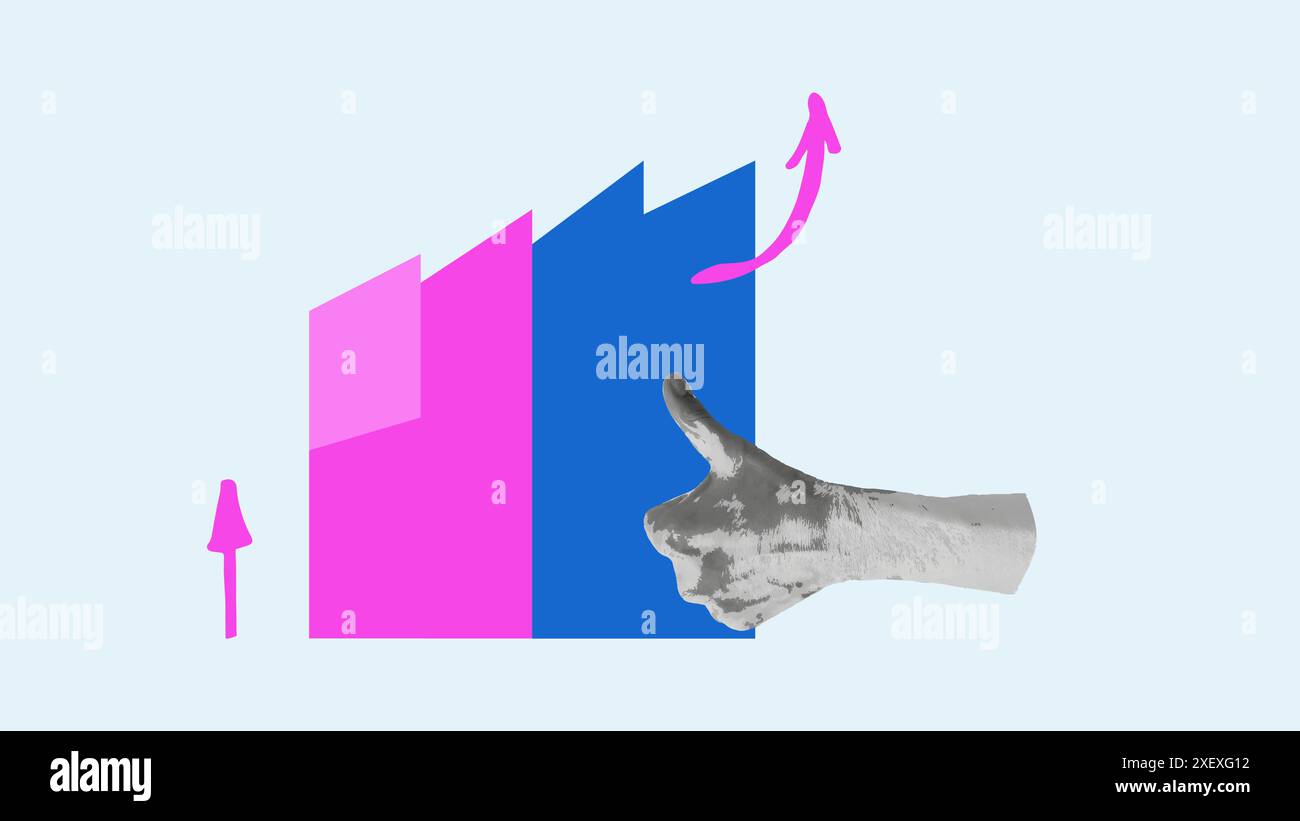 Halftone Collage business paper vintage cut paper. Carelessly pasted ...