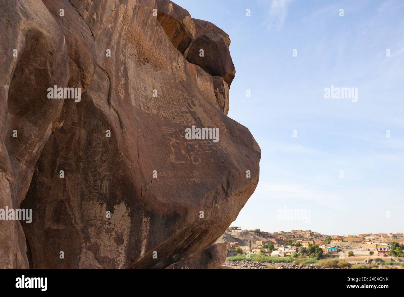 The Famine Stela (ancient egyptian inscriptions written in Egyptian ...