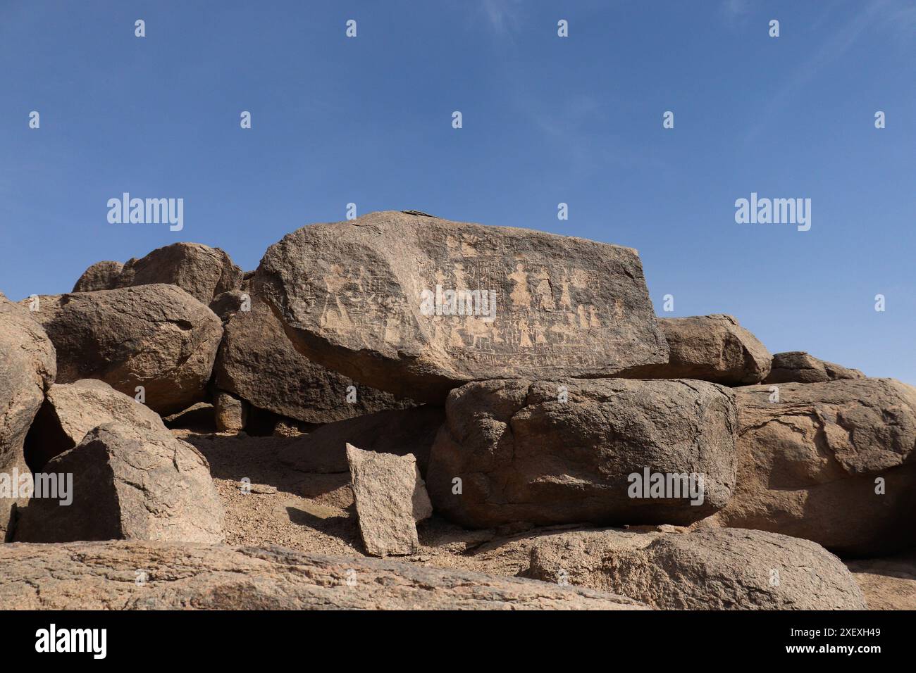 The Famine Stela (ancient egyptian inscriptions written in Egyptian ...