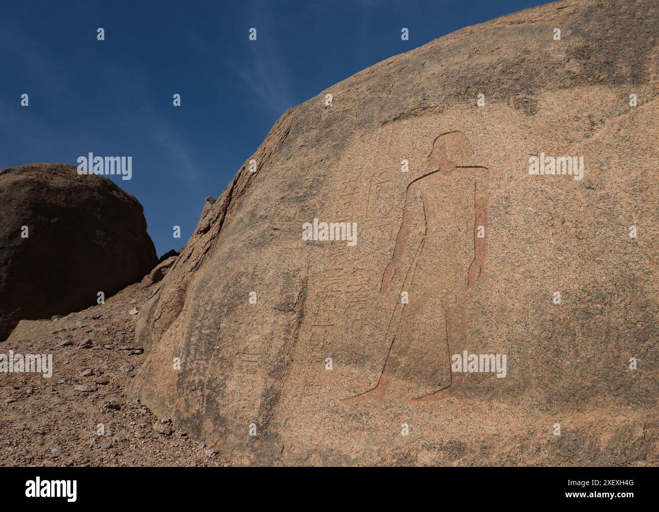 The Famine Stela (ancient egyptian inscriptions written in Egyptian ...