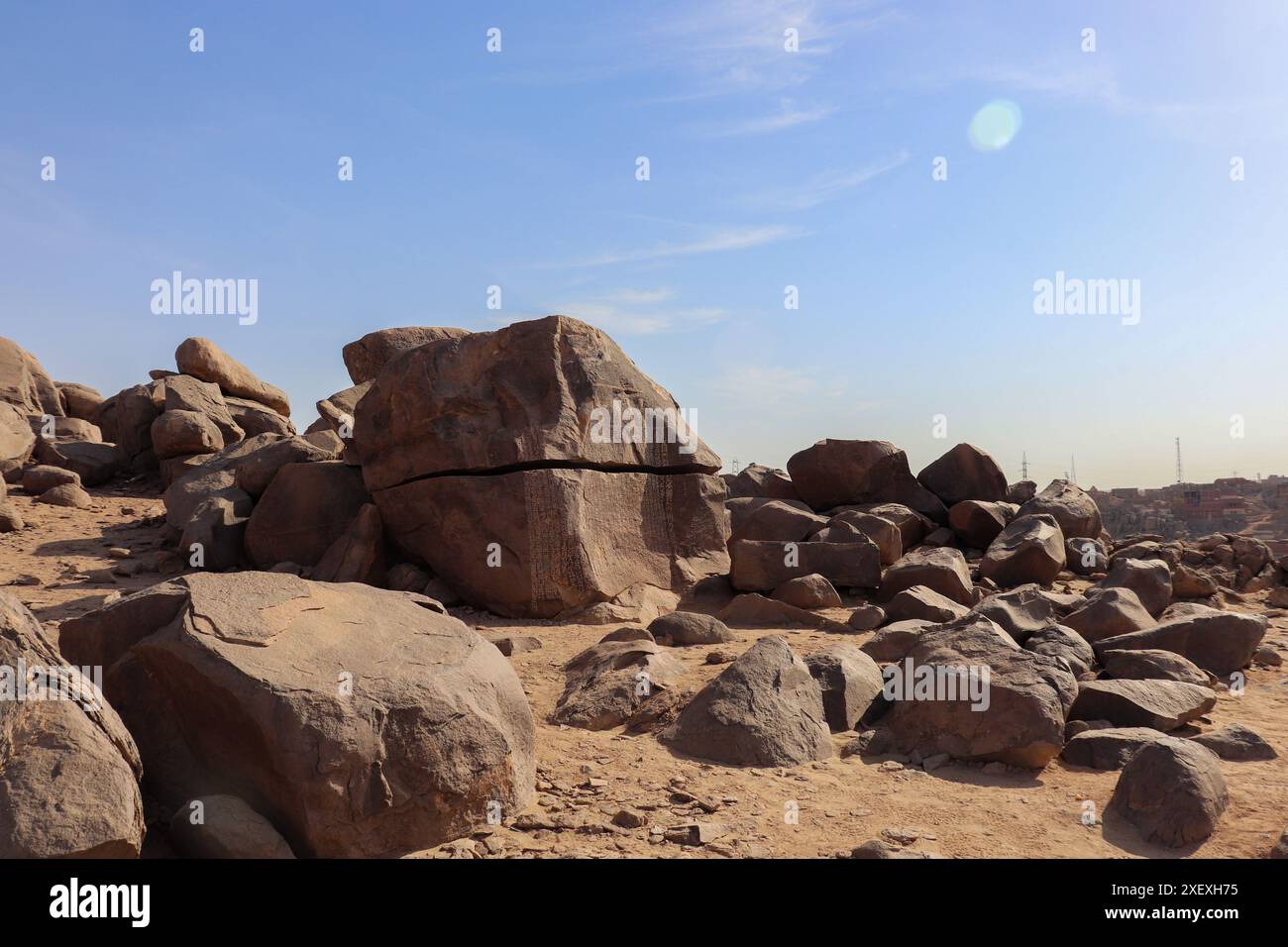 The Famine Stela (ancient egyptian inscriptions written in Egyptian ...