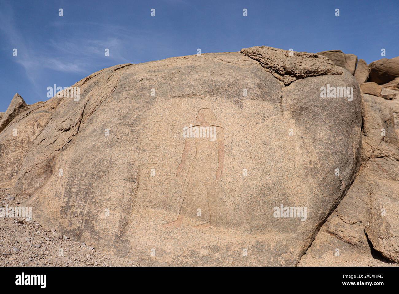 The Famine Stela (ancient egyptian inscriptions written in Egyptian ...