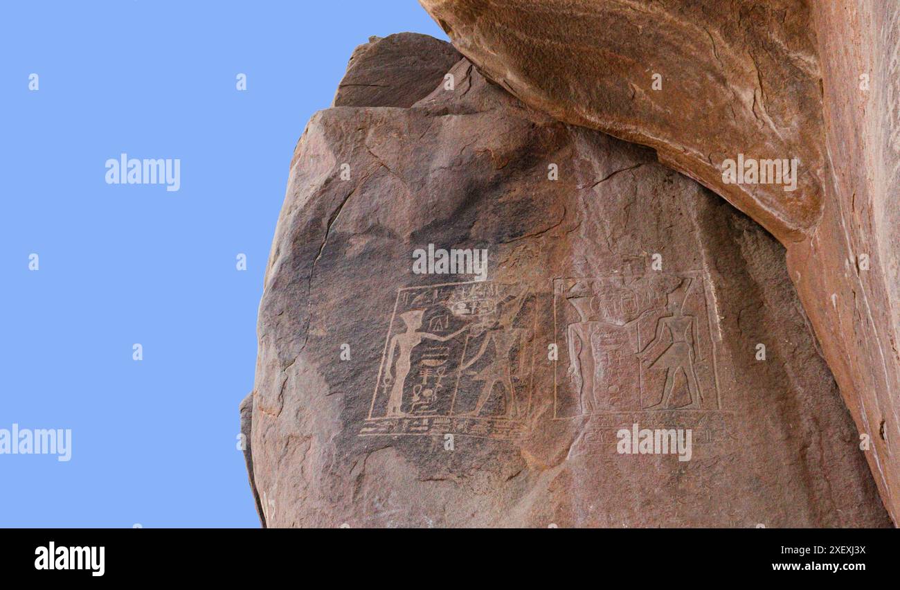 The Famine Stela (ancient egyptian inscriptions written in Egyptian ...