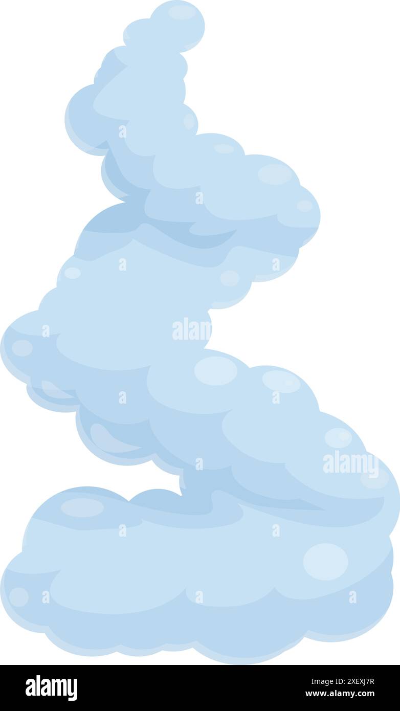 Steam swirling Stock Vector Images - Alamy