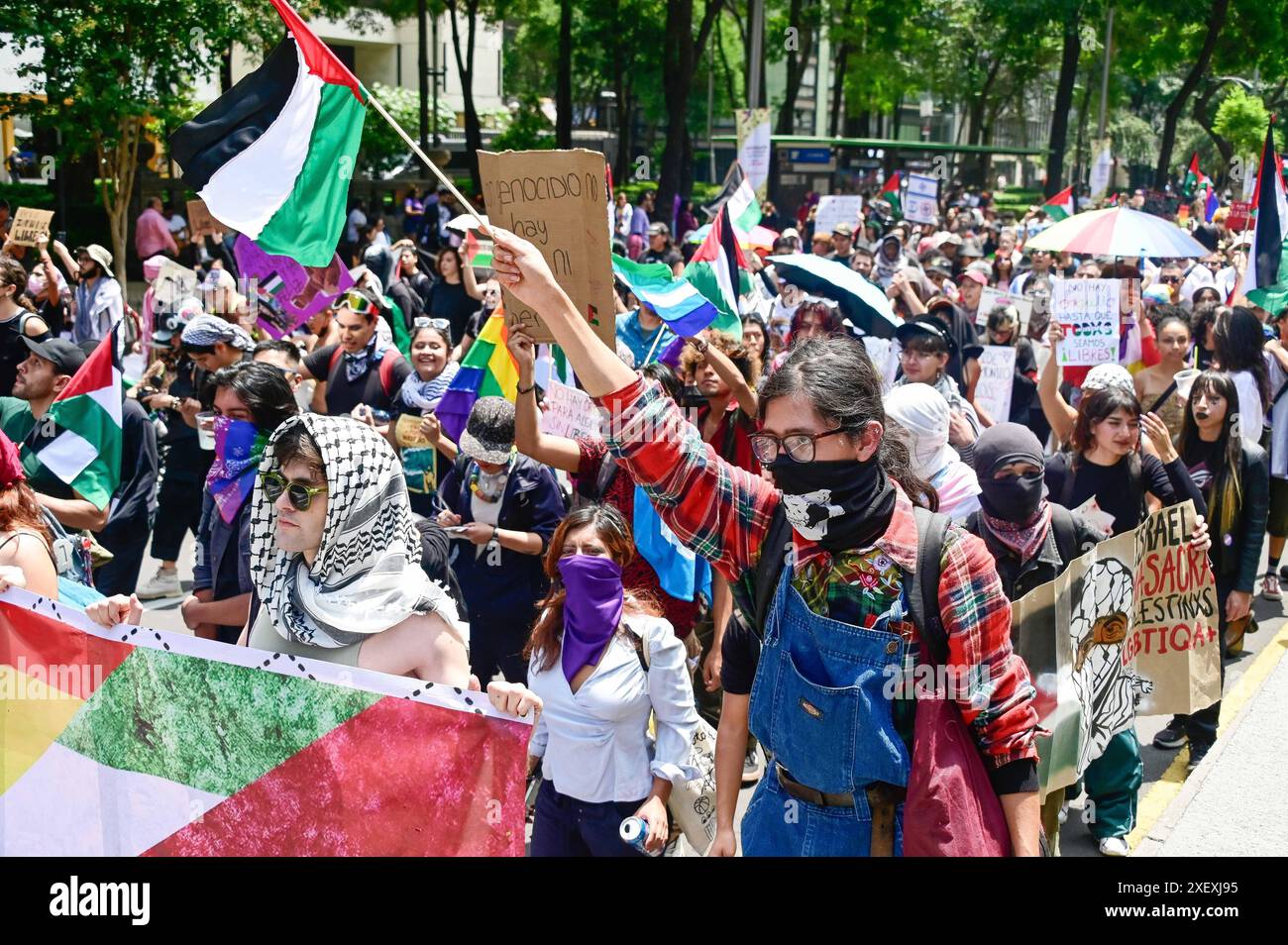 Protest against Genocide in Gaza Persons taking part during a ...
