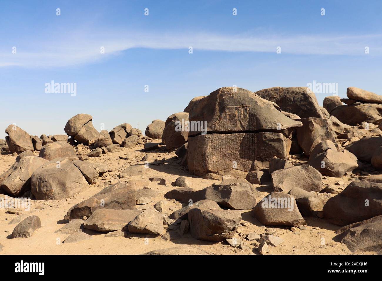 The Famine Stela (ancient egyptian inscriptions written in Egyptian ...