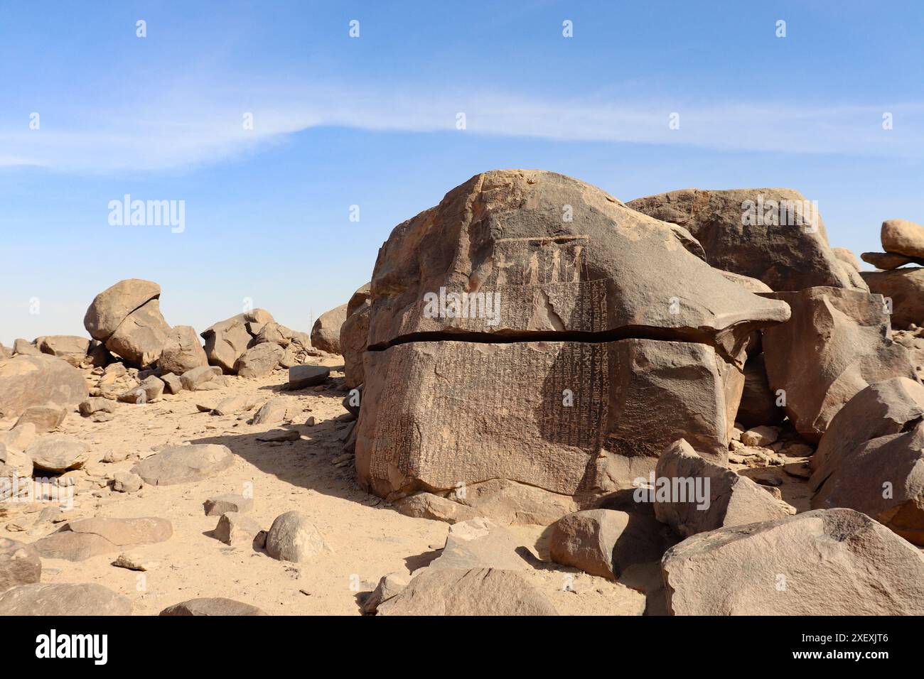 The Famine Stela (ancient egyptian inscriptions written in Egyptian ...