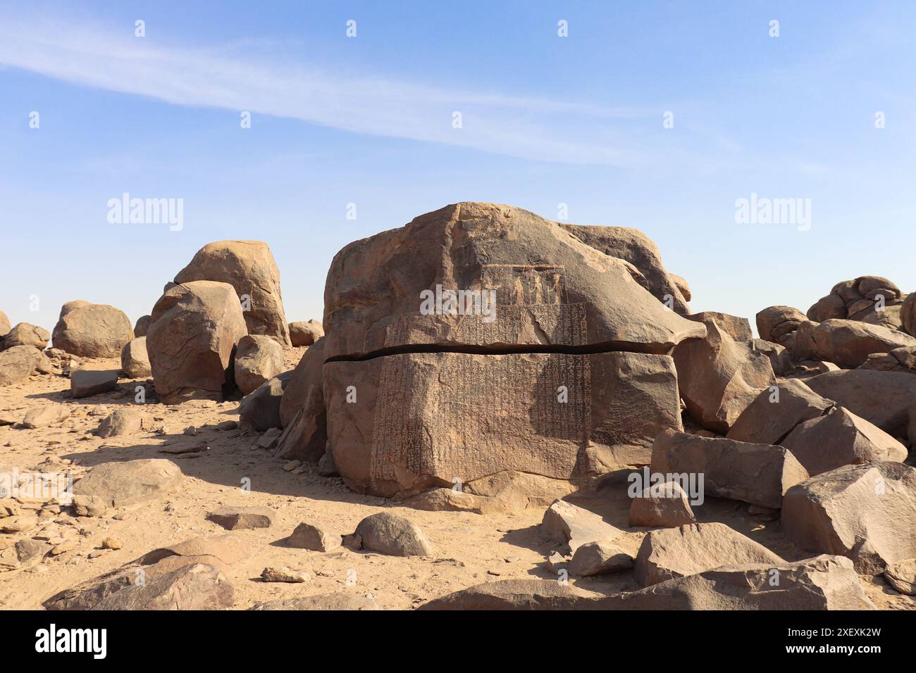 The Famine Stela (ancient egyptian inscriptions written in Egyptian ...
