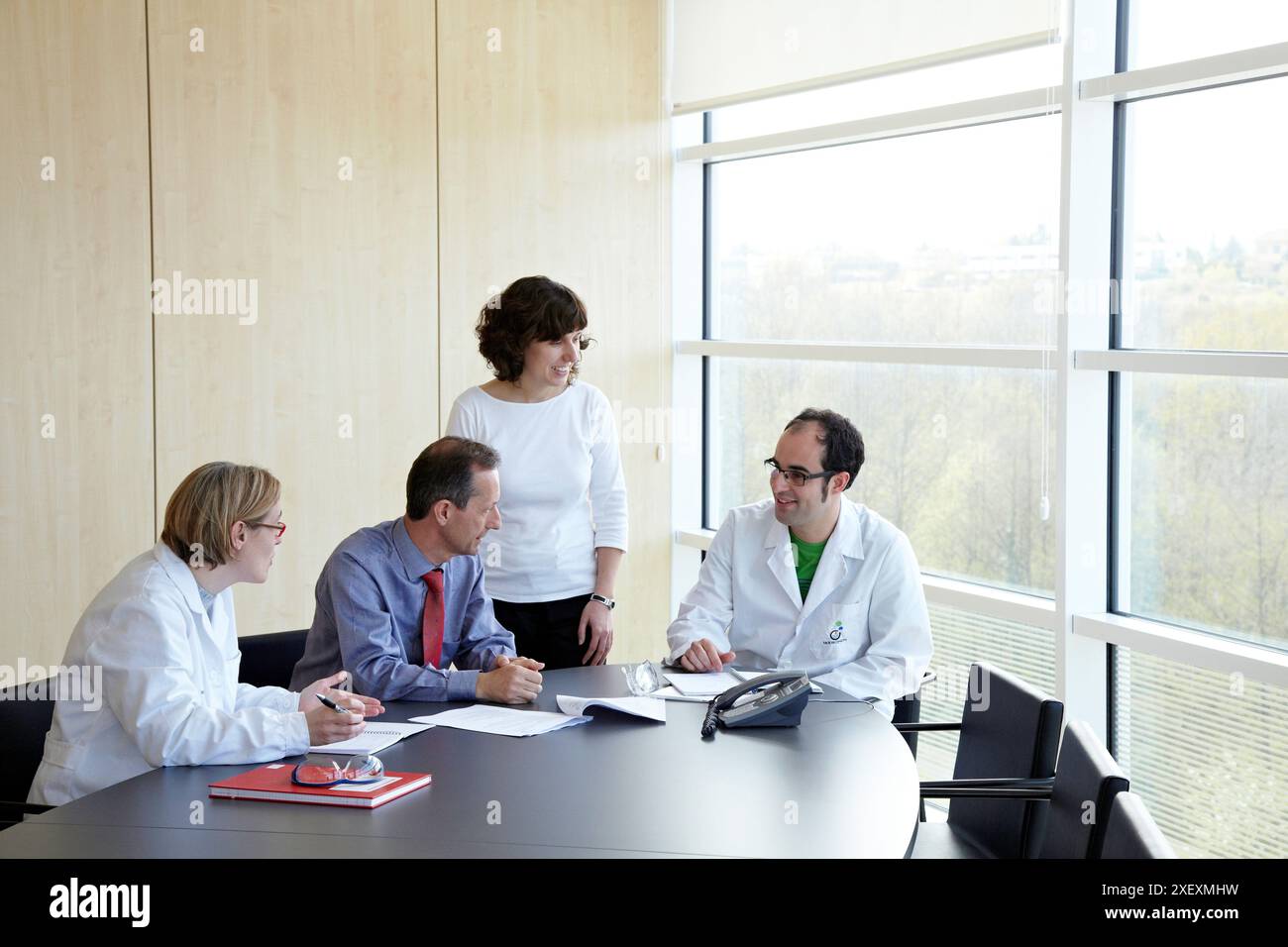 Meeting room, research lab, IkerChem research lab, design and synthesis ...