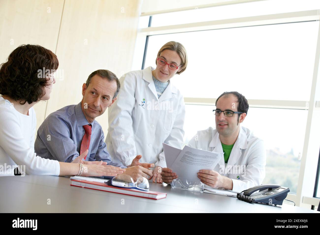 Meeting room, research lab, IkerChem research lab, design and synthesis ...