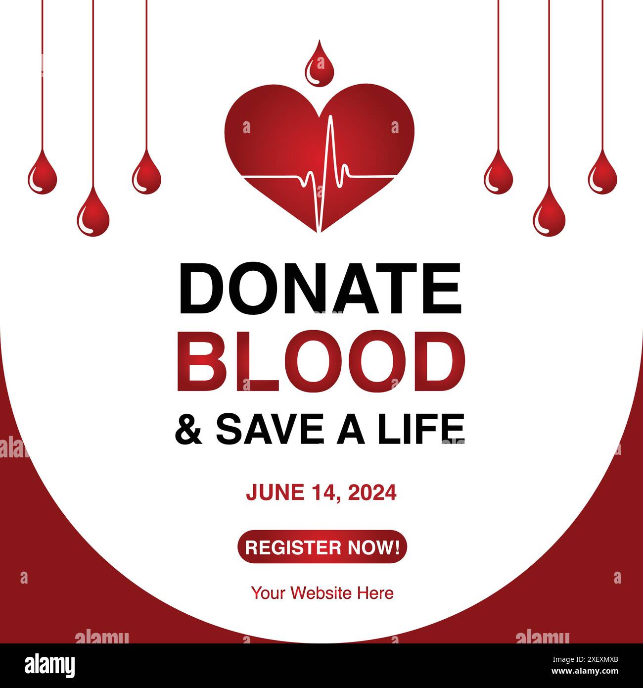Donate Blood Save Life Logo