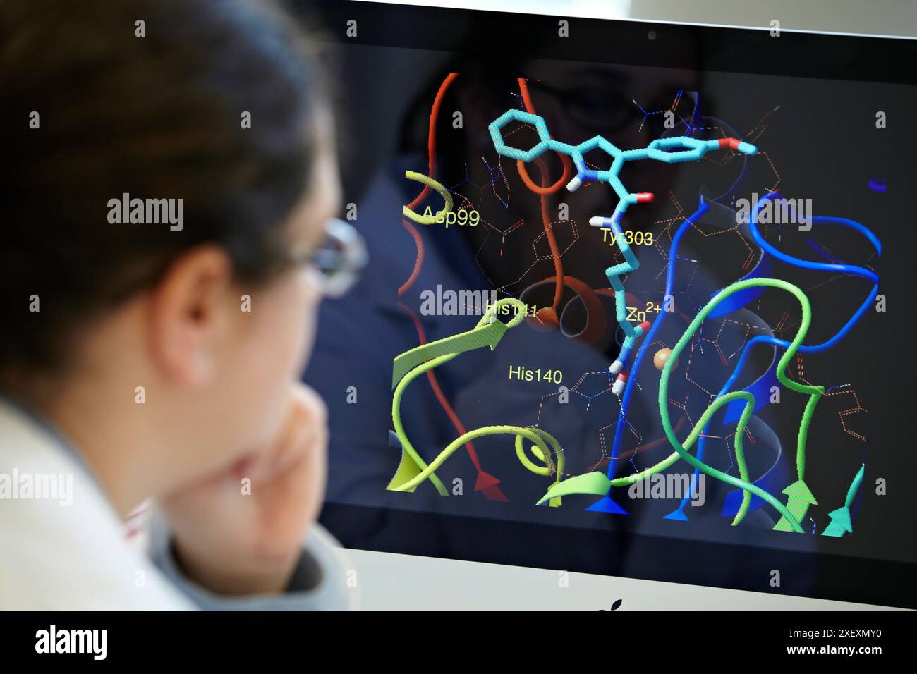 Docking, 3D computational model to simulate the molecular dynamics of ...