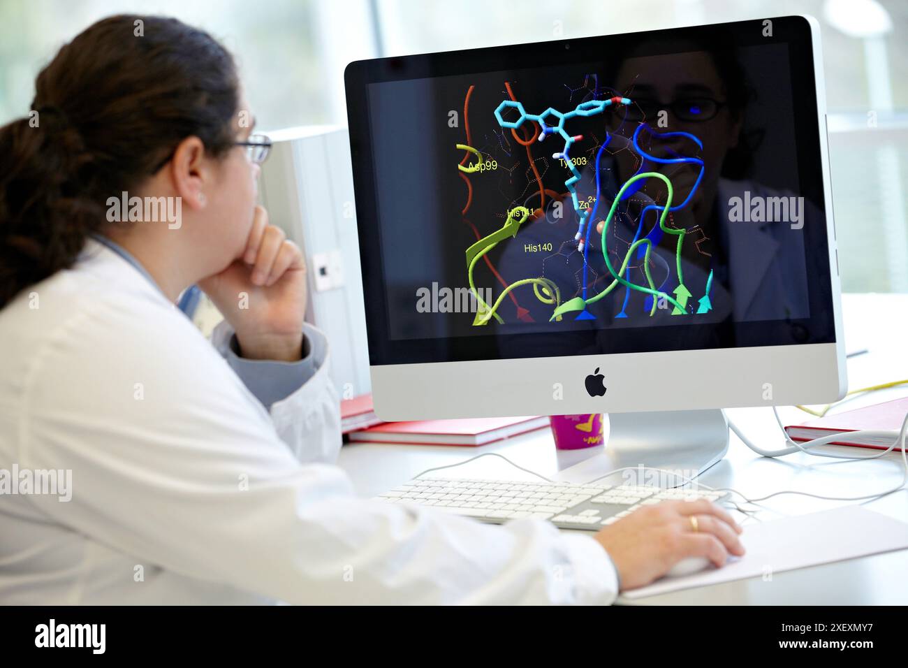 Docking, 3D computational model to simulate the molecular dynamics of ...