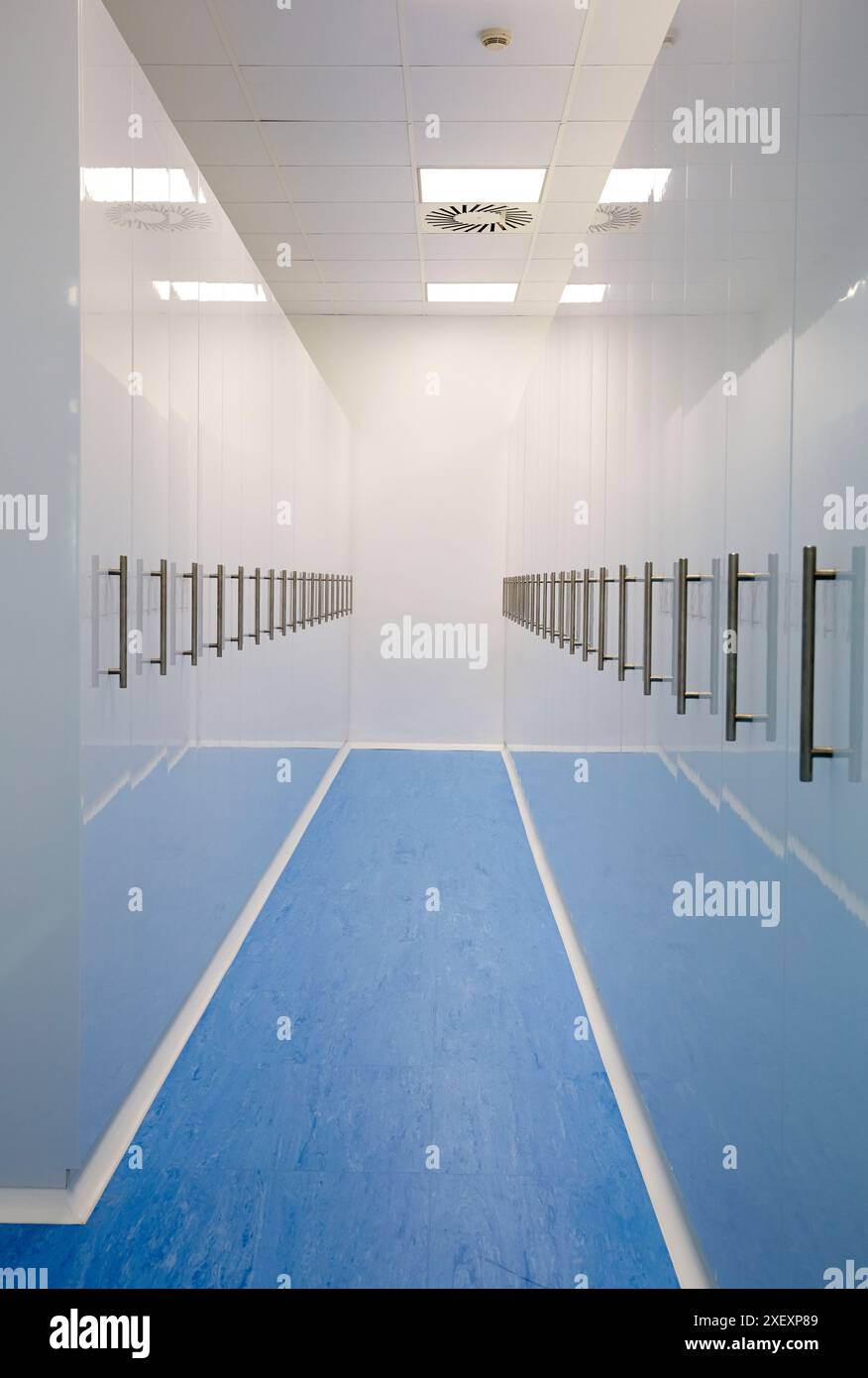 Bio pharmaceutical laboratory. Empty chemical laboratory. Barcelona ...