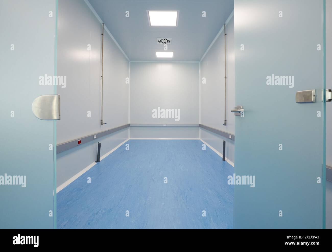 Bio pharmaceutical laboratory. Empty chemical laboratory. Barcelona ...