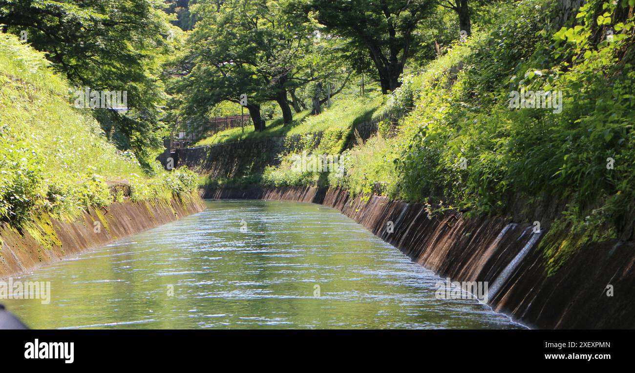 Lake Biwa Canal in Otsu, Shiga, Japan Stock Photo - Alamy
