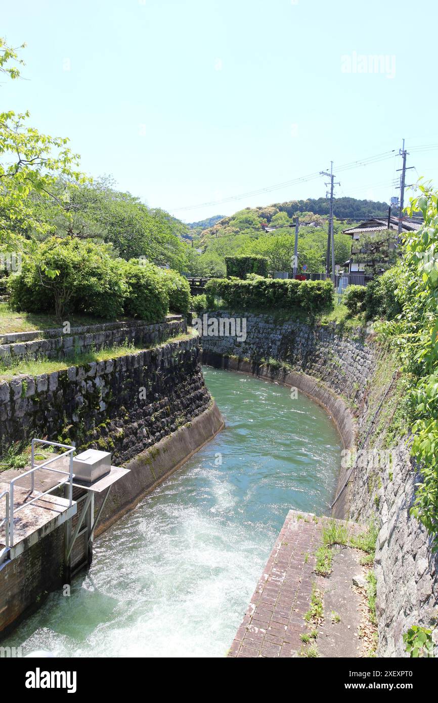 Lake Biwa Canal in Otsu, Shiga, Japan Stock Photo - Alamy