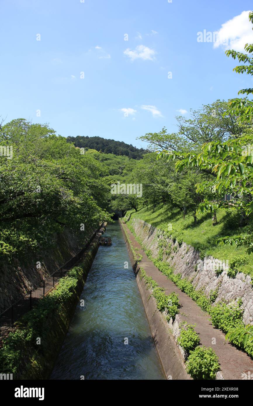 Lake Biwa Canal in Otsu, Shiga, Japan Stock Photo - Alamy