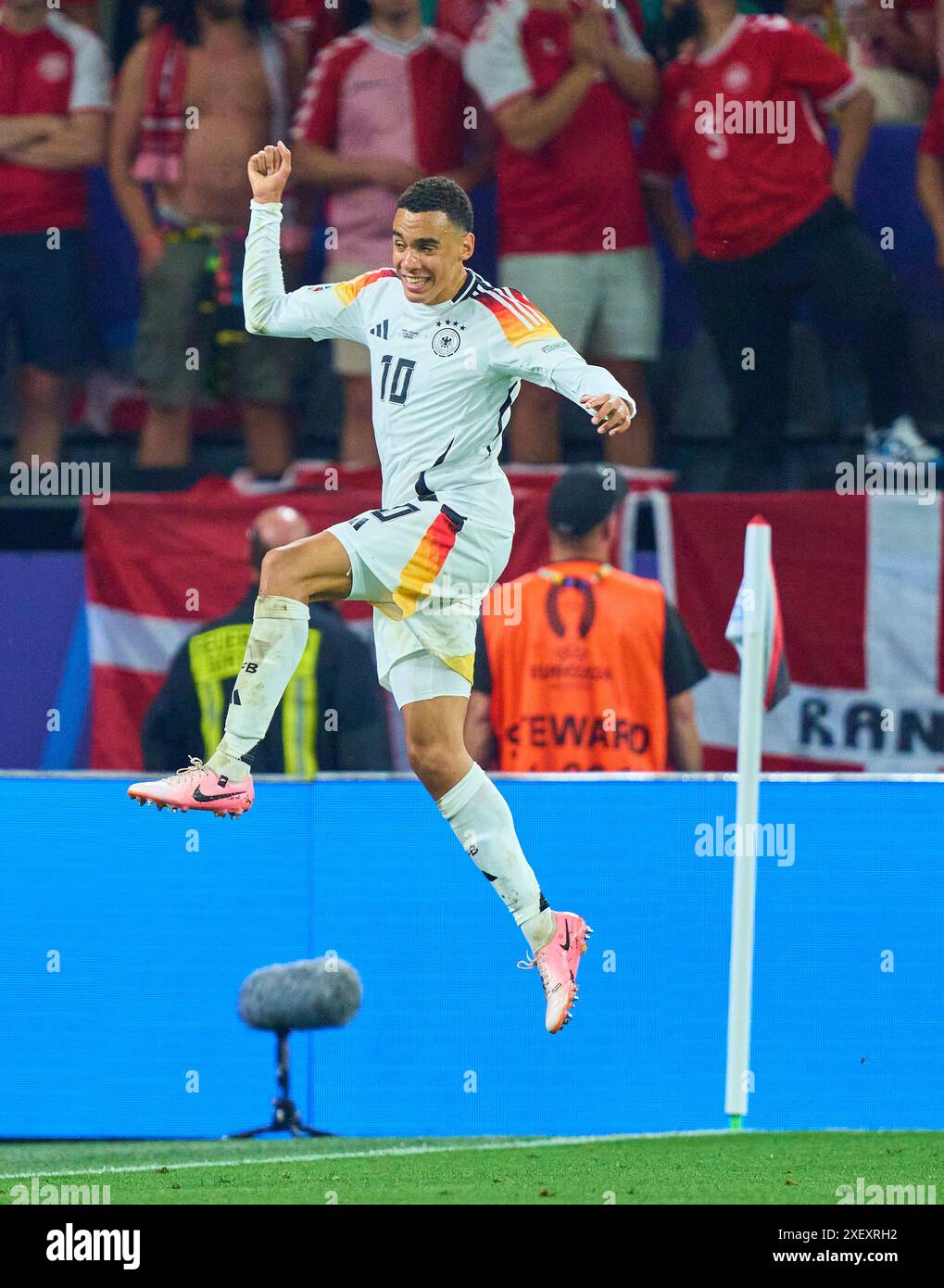 Dortmund, Germany. 29th June, 2024. Jamal Musiala, DFB 10 celebrates ...
