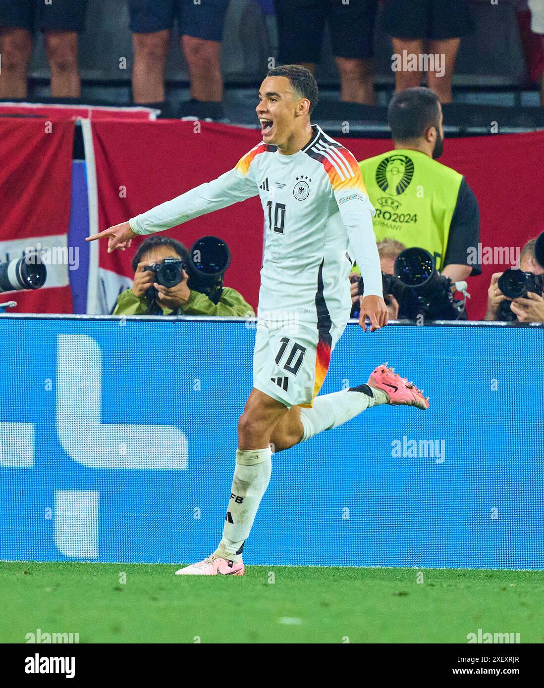 Jamal Musiala, DFB 10 celebrates his goal, happy, laugh, celebration, 2 ...