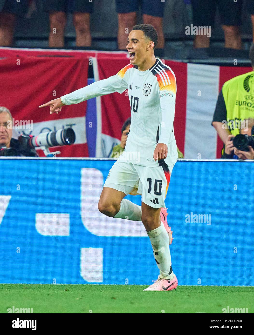 Jamal Musiala, DFB 10 celebrates his goal, happy, laugh, celebration, 2 ...