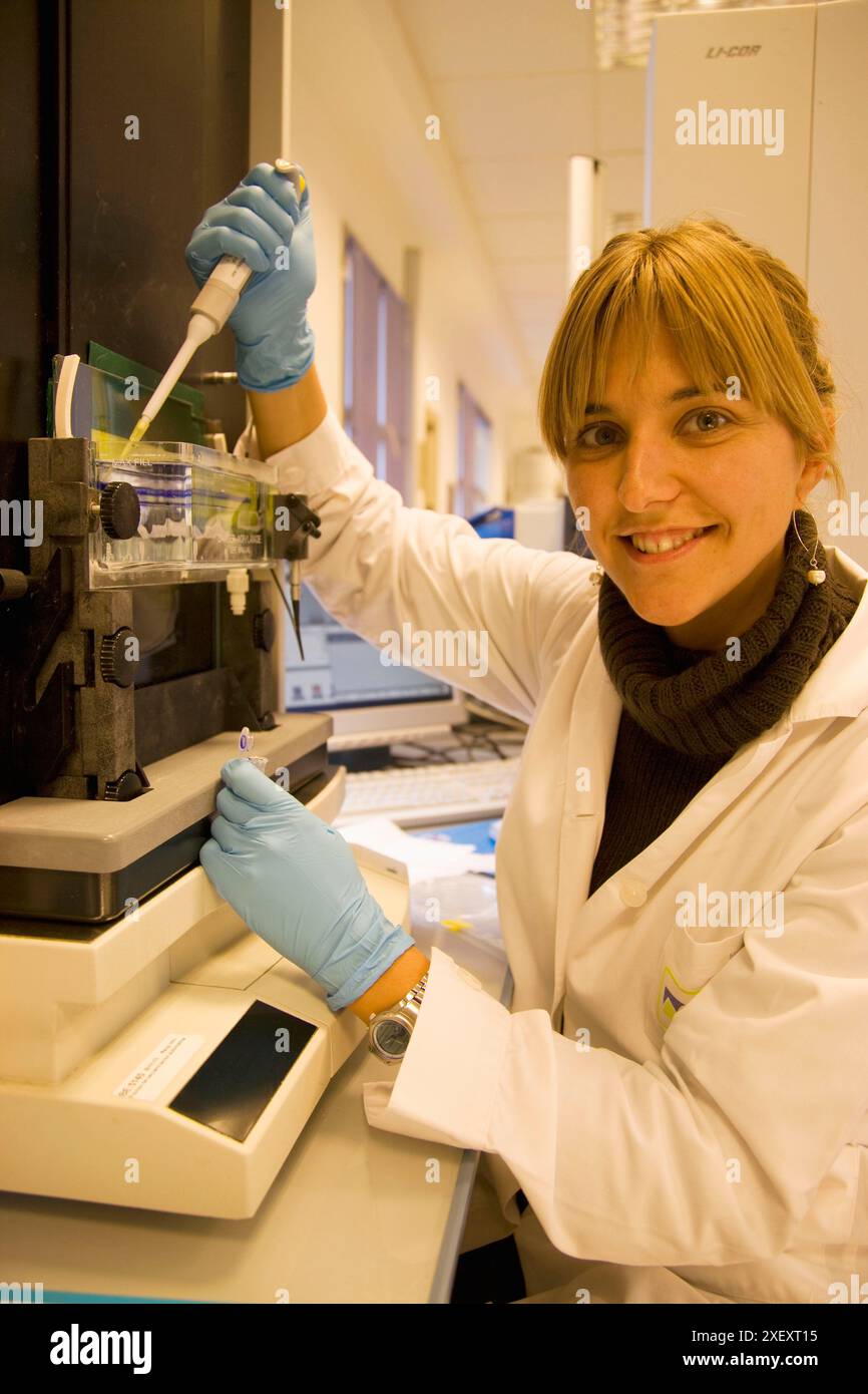 Polyacrylamide gel electrophoresis. Automatic sequencer. LICOR system ...