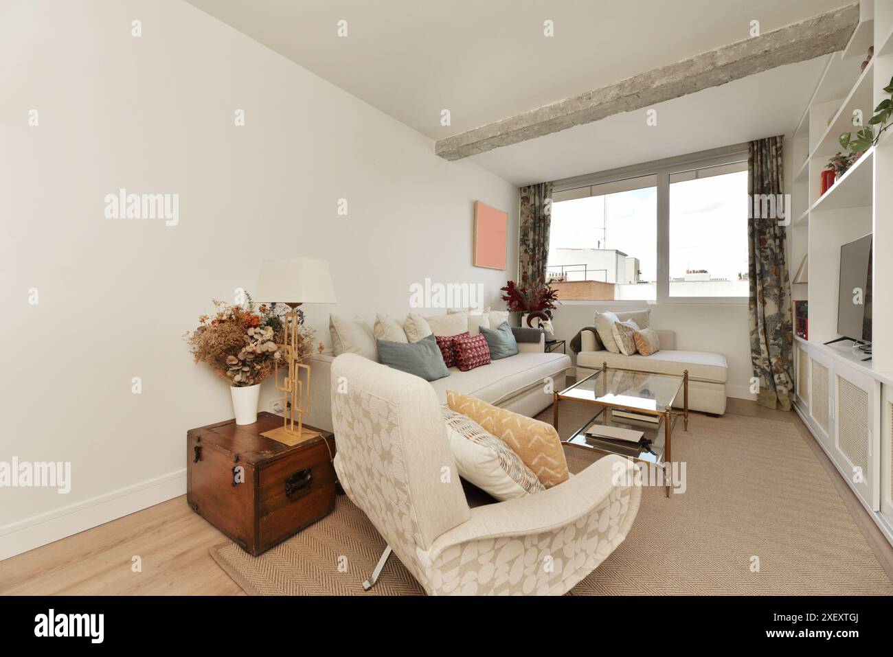 comfort is key in a living room, as it is where the most intimate and ...