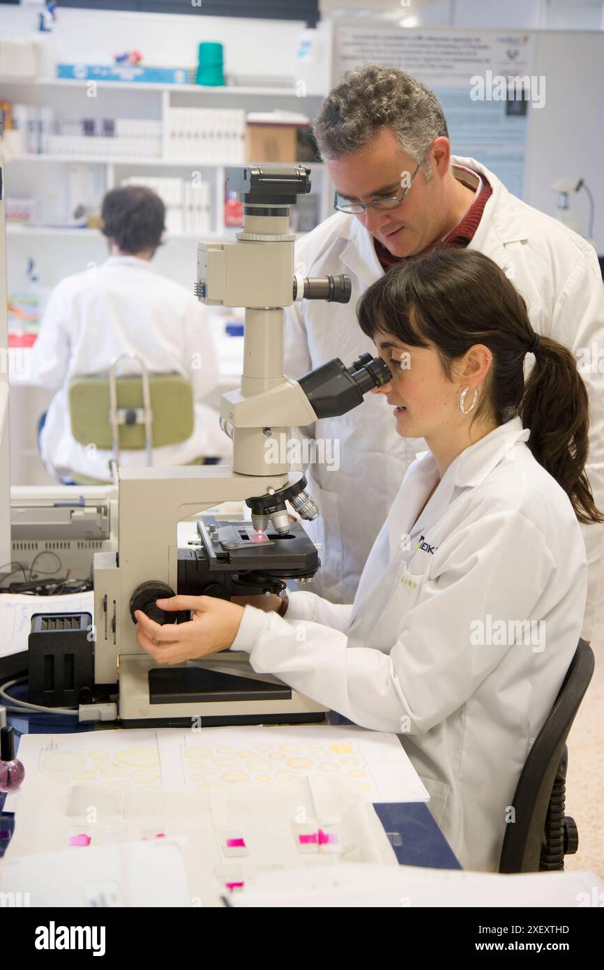 Microscope observation, Entomology Laboratory, Neiker Tecnalia ...