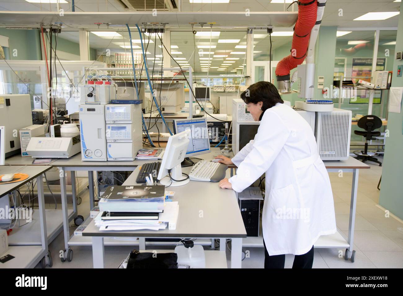 Ion Chromatograph, flame ionization detector (FID), Laboratory of Agri ...