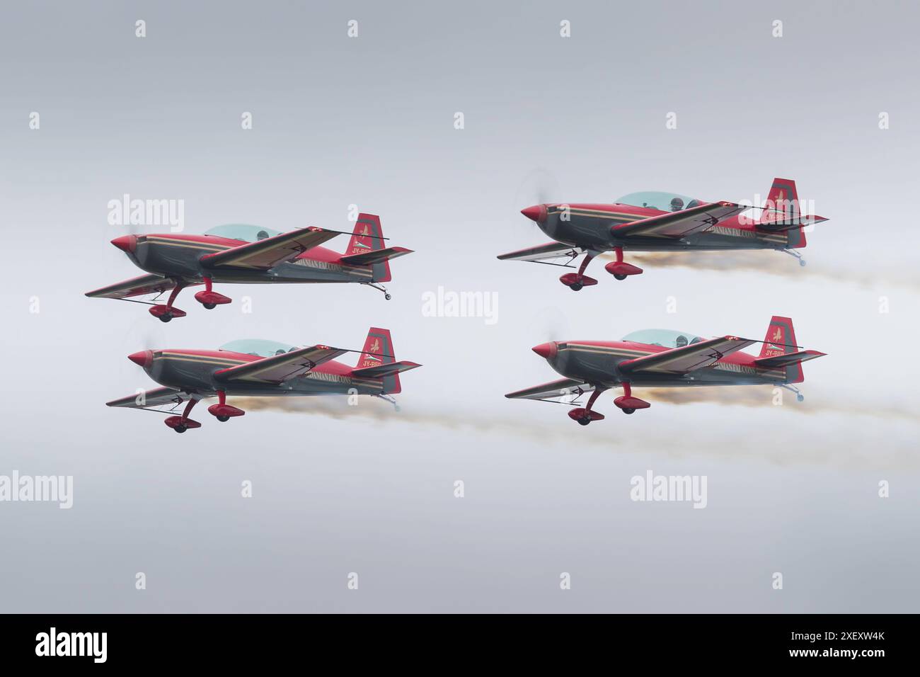 The Royal Jordanian Falcons Stock Photo - Alamy