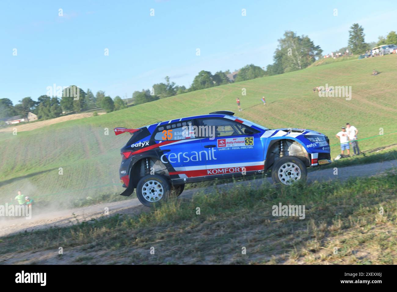 #35 Michal SOLOWOW (POL) / Maciel BARAN (POL), SKODA Fabia RS Rally2 ...