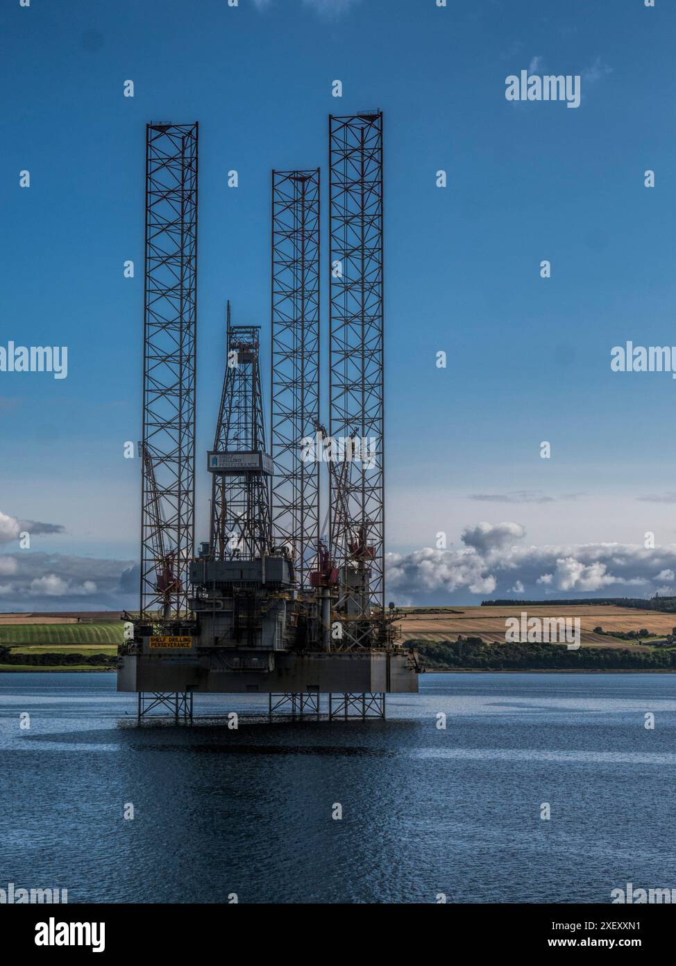Oil / Gas Platform Stock Photo - Alamy