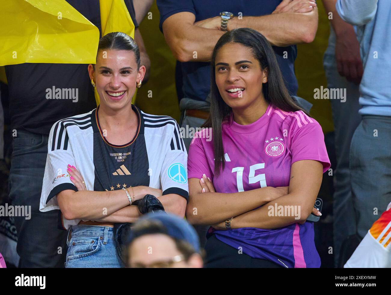 Dortmund, Germany. 29th June, 2024.Nico Schlotterbeck, DFB 15 wife ...