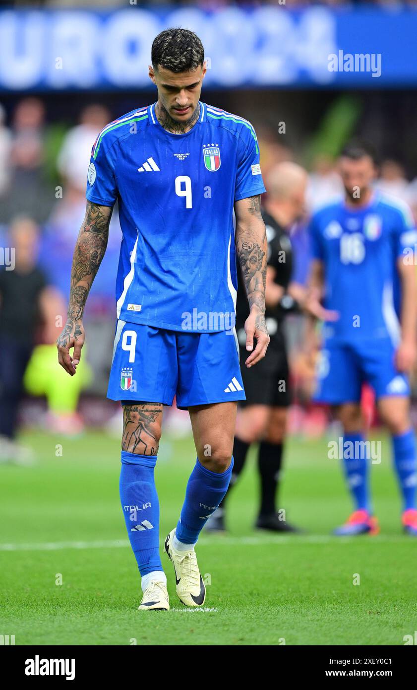 Berlin, Germany. 29th June, 2024. Gianluca Scamacca of Italy during the ...