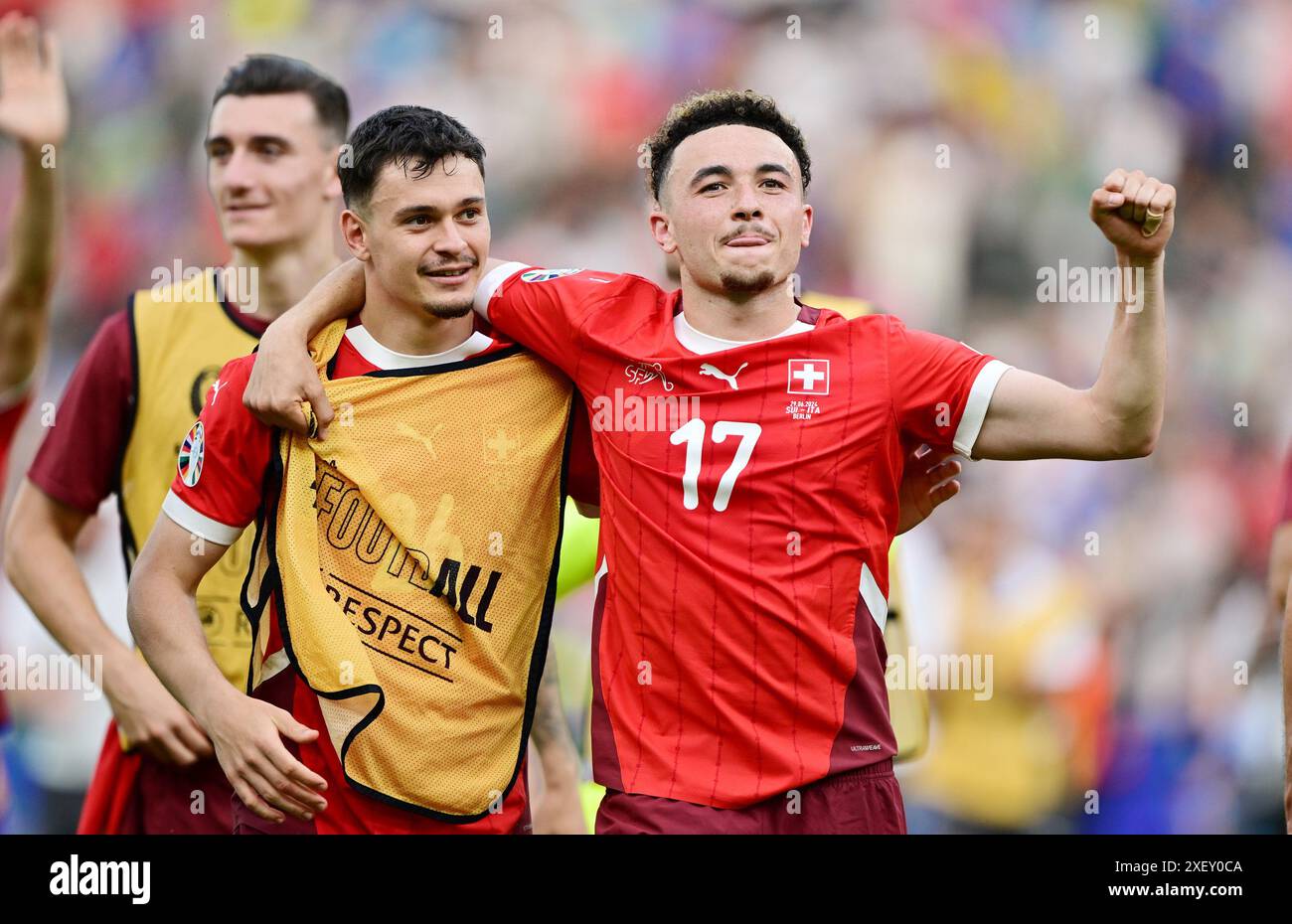 Berlin, Germany. 29th June, 2024. Ruben Vargas of Switzerland ...
