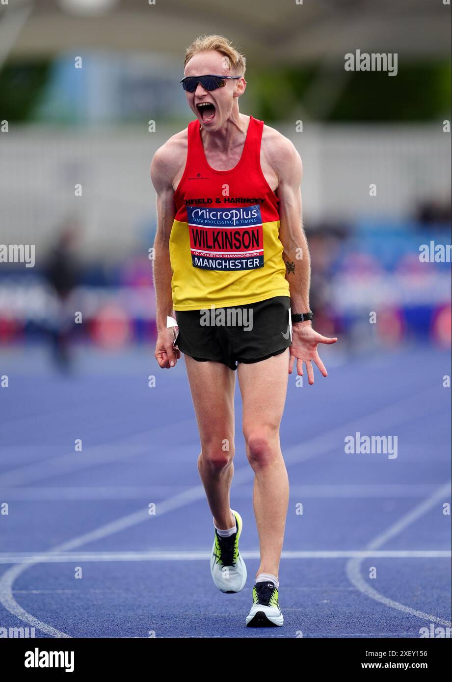 Callum Wilkinson wins the Men's 10000m Walk during day two of the ...