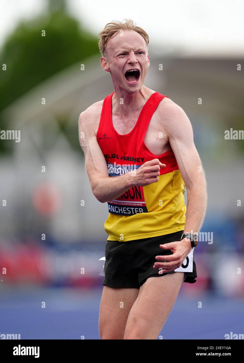Callum Wilkinson wins the Men's 10000m Walk during day two of the ...