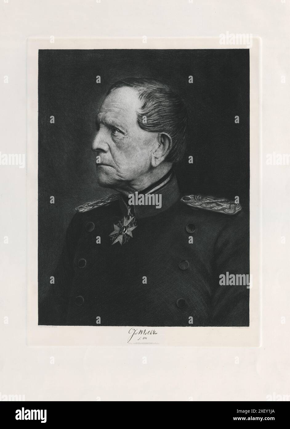 Portrait of Helmuth von Moltke the Elder. 1890 Helmuth Karl Bernhard ...
