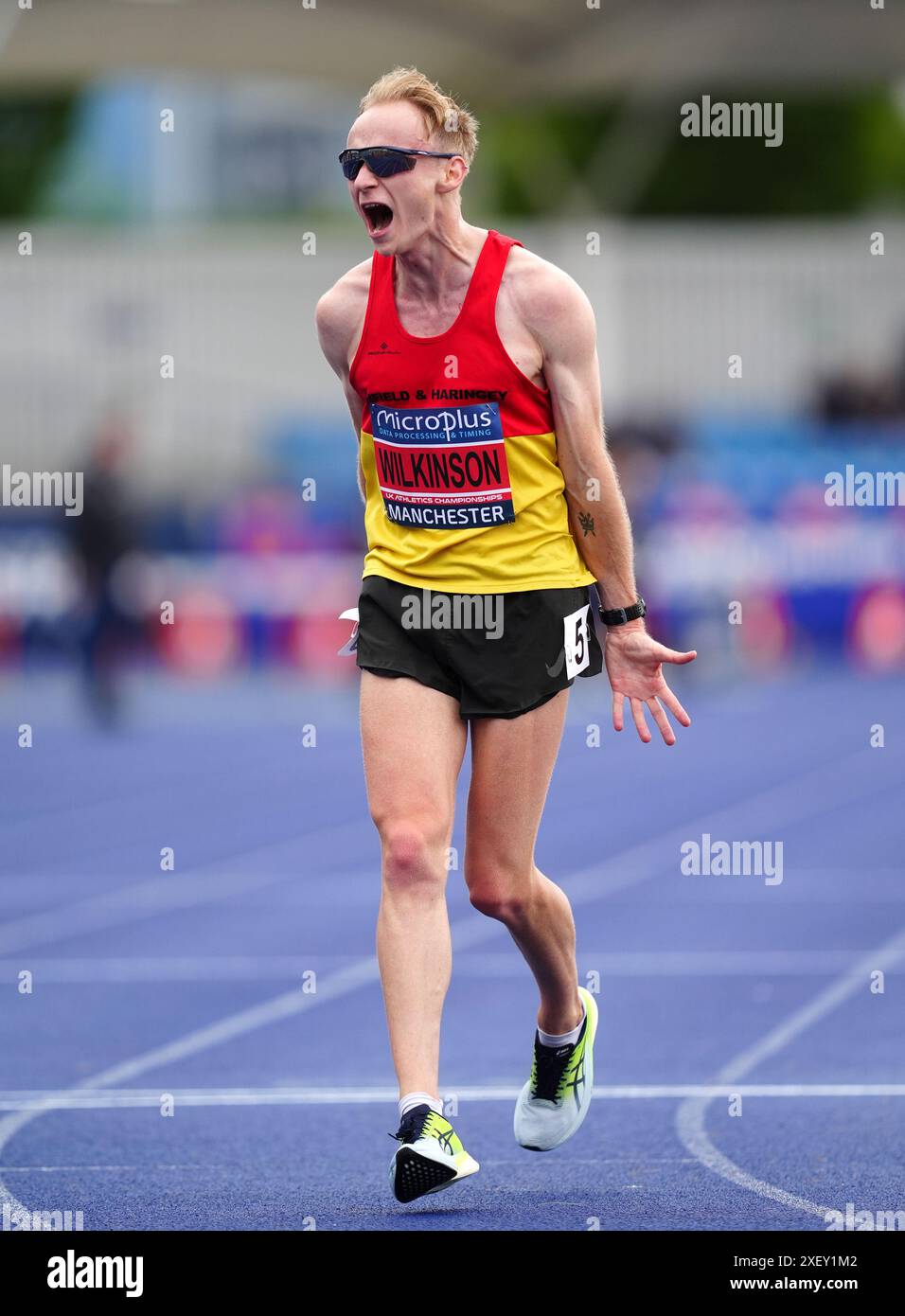 Callum Wilkinson wins the Men's 10000m Walk during day two of the ...