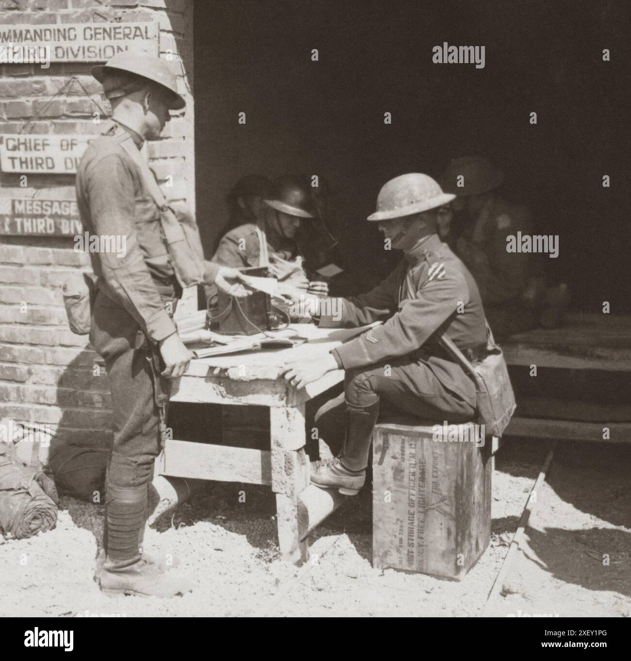 American uniform of ww1 period hi-res stock photography and images - Alamy