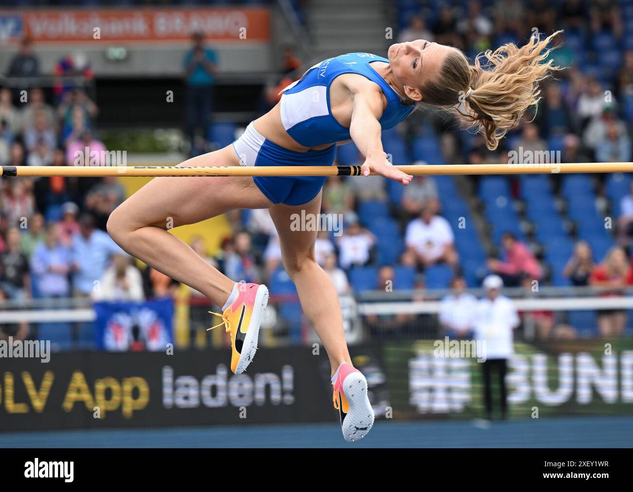 30 June 2024, Lower Saxony, Brunswick: Athletics: German Championships ...