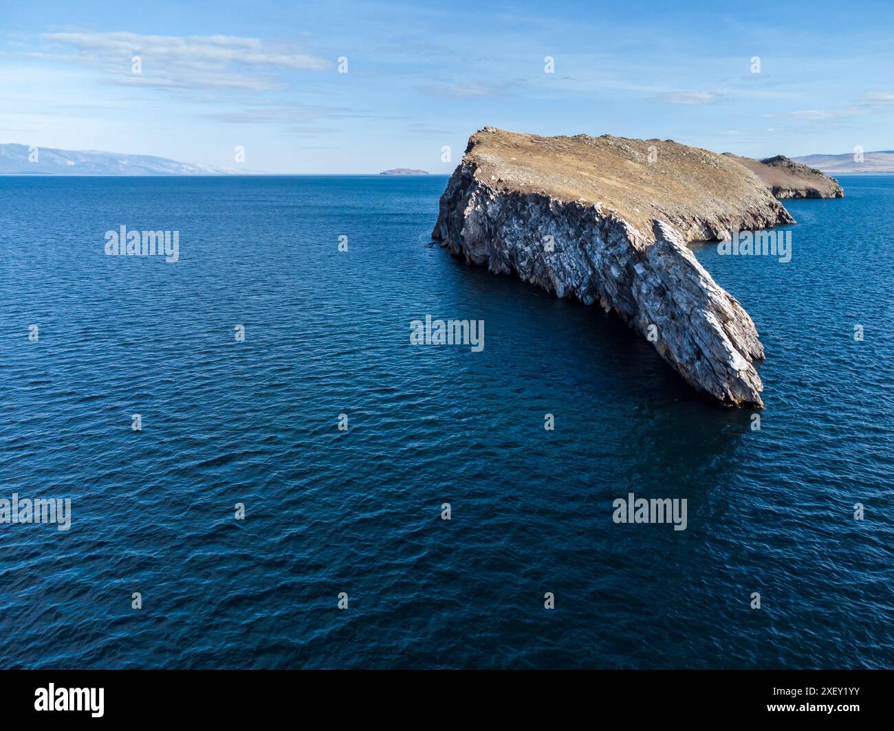 Lake Baikal. Ogoy Island. Warm autumn days Stock Photo - Alamy
