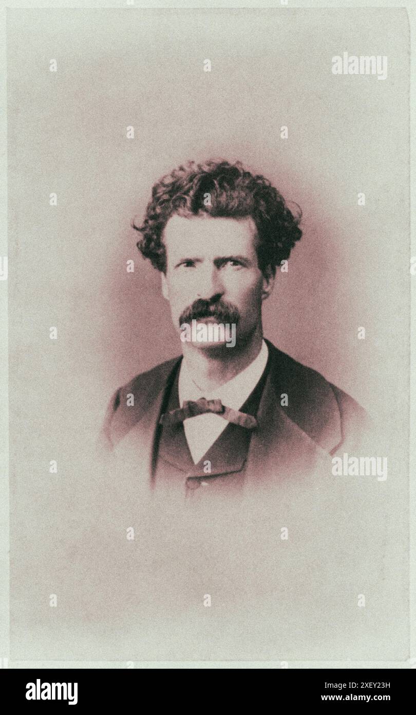 Pencil portrait of Mark Twayn Samuel Langhorne Clemens (1835 – 1910 ...