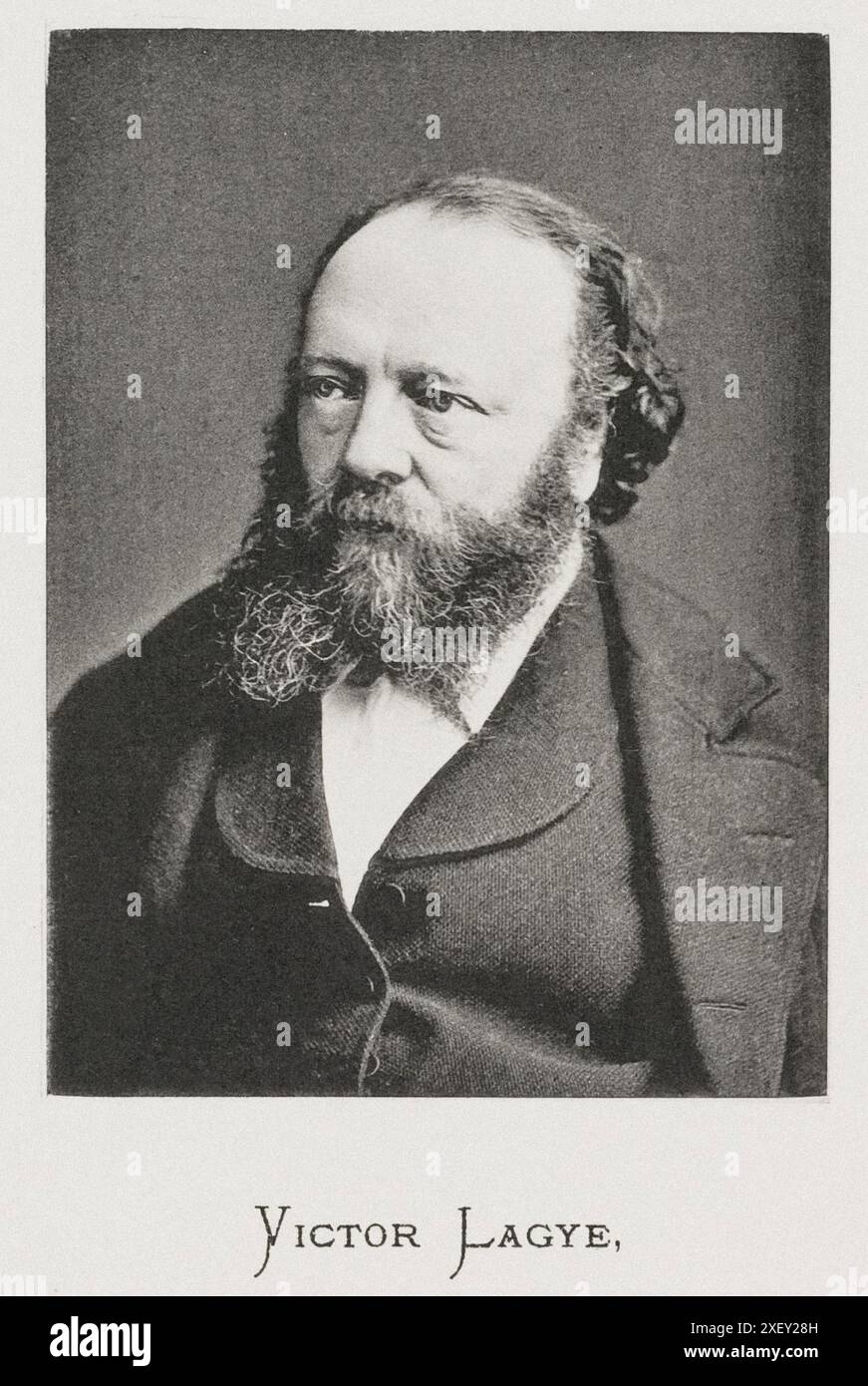 Portrait of Victor Lagye. Victor Lagye (1825 – 1896) was a Belgian ...
