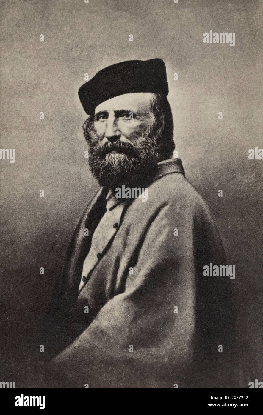 Portrait of Giuseppe Garibaldi. 1860s Giuseppe Maria Garibaldi (1807 ...